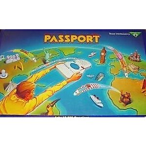 Texas Instruments Electronic Passport Talking Game of World Adventure