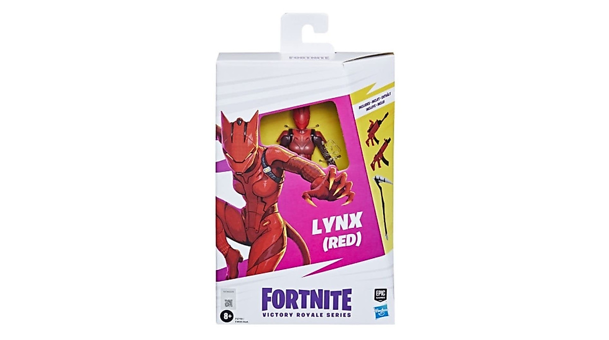 FORTNITE Lynx (Red) Collectible Action Figure - 6-Inch