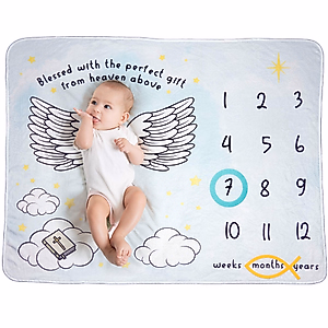 TSCTBA AOLDHYY ulu Christian Angel Wings Baby, Unisex, Monthly Garden Sculpture Outdoor Decoration