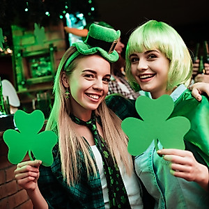 ST Patricks Day Lucky Charm Blessed Hat Clover earrings Saint Patrick's gift