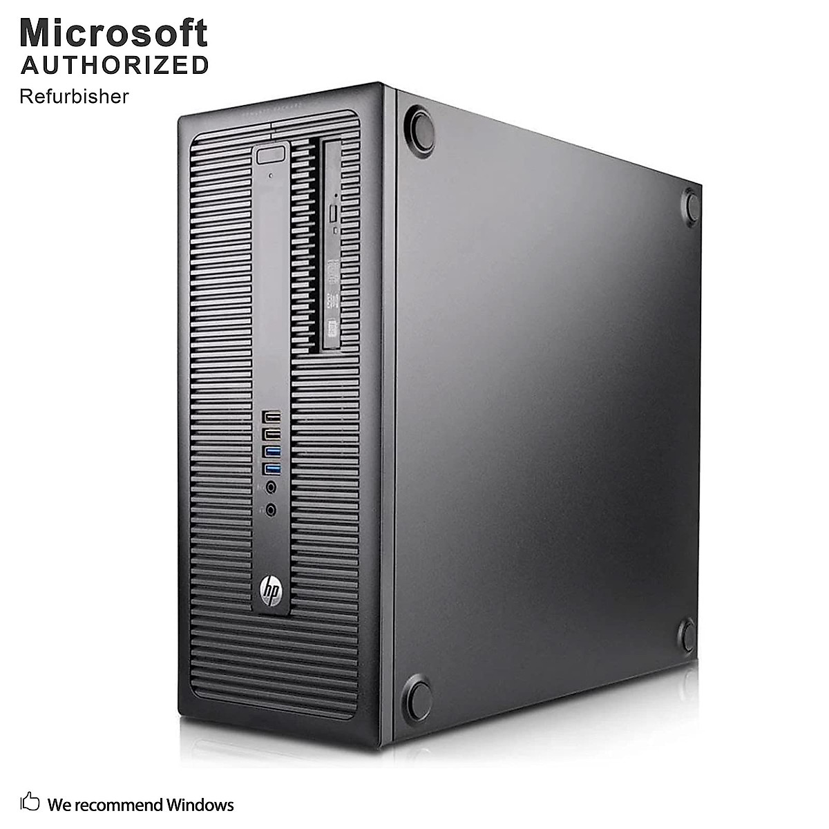 HP EliteDesk 800 G2 6th Gen Tower Business Desktop Computer, Intel Core i5 6500 up to 3.6GHz, 16G DDR4, 120G SSD + 2T, WiFi, USB 3.0, VGA, DP, Win 10 Pro 64-Bit Supports EN/ES/FR(CI5)(Renewed)