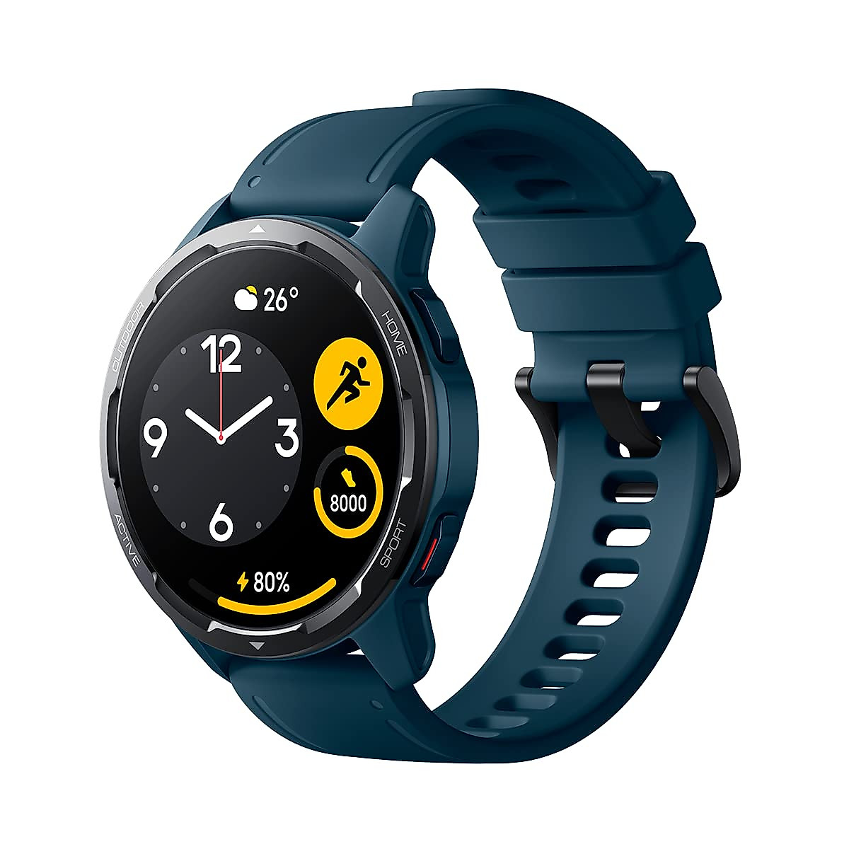 Xiaomi Watch S1 Active, 1.43" AMOLED Display, 117 Fitness Modes, 19 Professional Modes, 200+ Watch Faces, Exquisite Metal Bezel, Dual-Band GPS, 12 Days of Battery Life, Bluetooth Phone Call, Blue