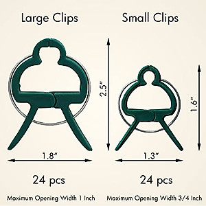 Gardzen 48 Pcs Garden Plant Clips, Plant Support Clips for Securing Plant Stems, Flowers or Climbing Vines to Tomato Cages, Trellis and Plant Support