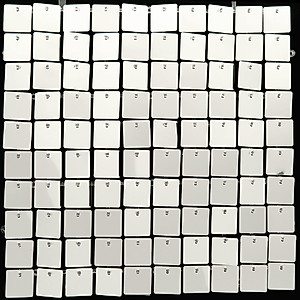 Shimmer Wall Backdrop Panels12 Silver Sequin Backdrop for Christmas Wedding & Engagement Party Bridal & Baby Shower Birthday Anniversary Background Home Decor