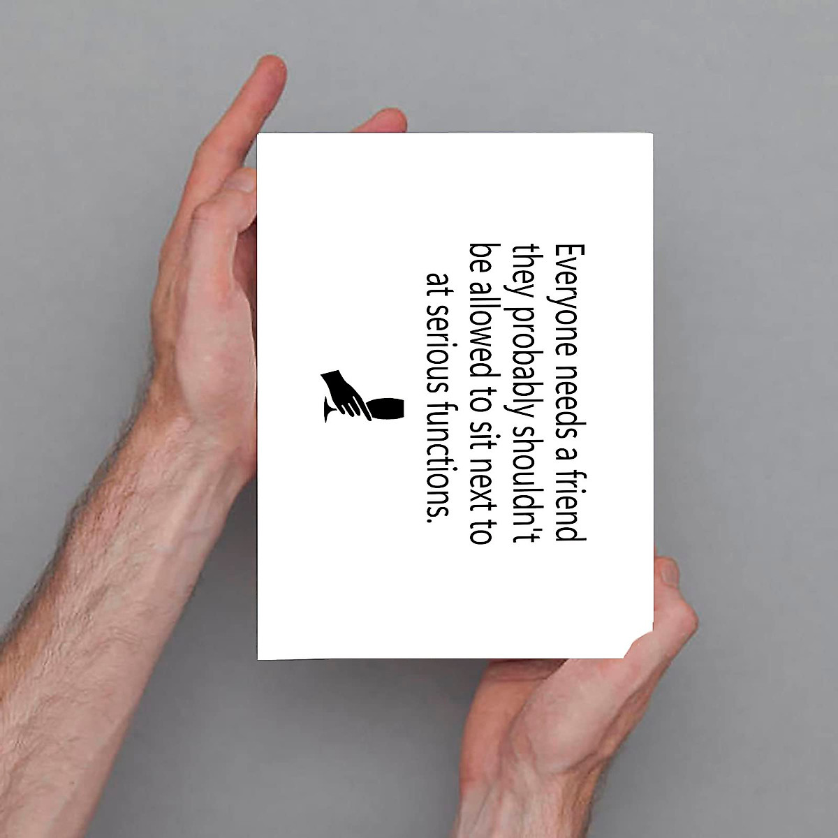 Dapofajo Funny Card for Friend, Birthday Card for Friend Bestie, Hilarious Freindship Card, Happy Birthday Card Friendship