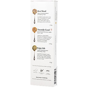 Gourmanity Loose Floral Tea Sampler Set, Stimulating and Fresh Mood Uplifter, 3 Flower and Apple Tea Flavors, Delicious Floral Summer Beverage, Product of Austria, 0.95oz