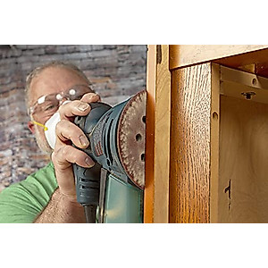 Gator 5" Random Orbit Hook & Loop Red Resin Aluminum Oxide Sanding Discs, 8-Hole, 40 Grit, 50 Pack