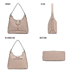 MKF Collection Hobo Bag for Women & Wristlet Wallet Set, Vegan Leather Handbag Purse Set, Shoulder bag by Mia k