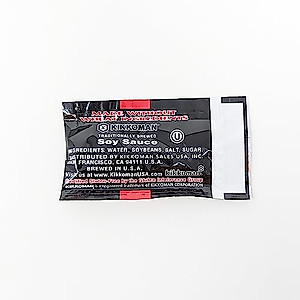 Kikkoman Preservative Free, Gluten Free, Tamari Soy Sauce 0.2oz Packets - 50 Count