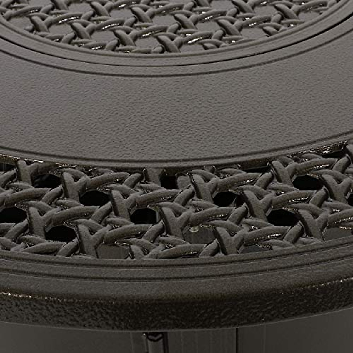 Christopher Knight Home Richard Outdoor Round Aluminum Fire Pit, Hammered Bronze