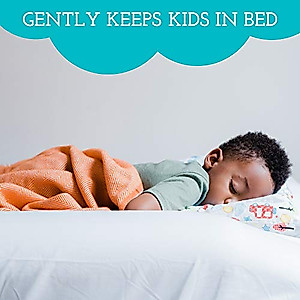 Little Sleepy Head Bed Bumper for Toddlers | Toddler Bed Rail | Baby Bed Rail with Soft Cover | Foam Safety Rail with Stay-Put Cover | Twin Bed Bumper for Toddlers for Home or RV (1-Pack)