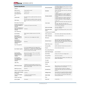 NVR4432-16P-EI 32CH 1.5U NVR 16POE 4K & H.265+ Network Video Recorder 256Mbps, HDMI/VGA, 16ch Alarm, 4SATA OEM No Logo