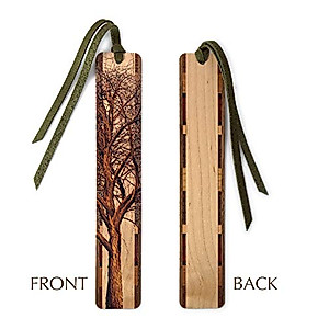 Winter Willow Tree Wooden Bookmark - Also Available with Personalization - Made in USA