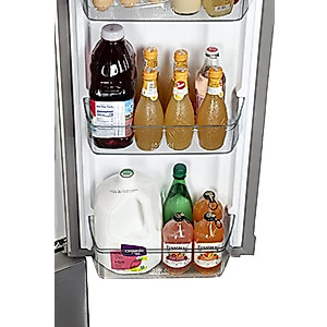 Hamilton Beach HBF2067 French Door Full Size Refrigerator with Freezer Drawer, 20.3 cu ft, Stainless Steel