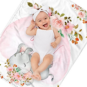 Personalized Baby Blanket for Girls Boys, Custom Baby Blanket with Name, Super Soft Personalized Gifts Blanket for Kids, Personalized Name Blanket for Birthday, Party, Valentine's Day