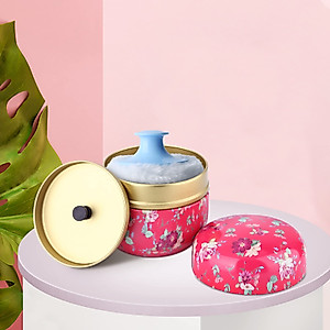 Portable Empty Loose Powder Box Cosmetic Make-up Loose Powder Box Case Holder with Lids and Powder Box Box for Home and Travel