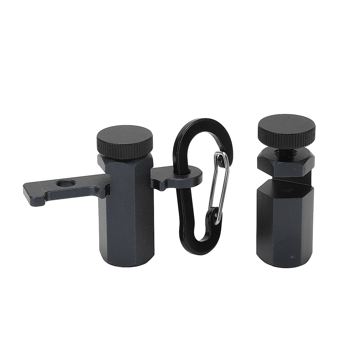 Garosa Stair Gauges for Framing Square Aluminium Alloy Stair Stringer Layout Tool Stair and Rafter Gauge Clamps for Stair Layout Stair Gauge Black