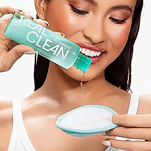 Real Techniques Real Clean In-The-Clear Eye Makeup Remover, Gentle Liquid Makeup Remover, Skin Repair Ingredients, Hyaluronic Acid & Vitamin C, Vegan & Cruelty-Free, 4 fl.oz./110 mL Bottle