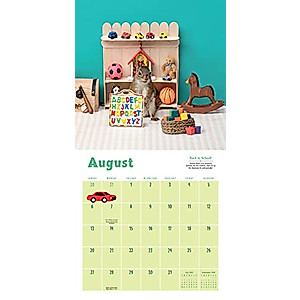 The Secret Life of Squirrels Wall Calendar 2023: Wild Squirrels Interacting with Handcrafted Domestic Scenes