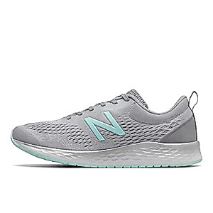 New Balance Women's Fresh Foam Arishi V3 Running Shoe, Grey/Teal, 7.5