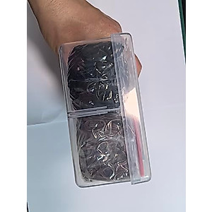 Elastic Hair Bands, 2500Pcs Hair Rubber Bands, Mini Hair Ties for Girls Women, Funtopia Small Hair Elastics with Organizer Box, Soft Hair Elastics for Kid Toddlers (Brown, Black, Clear)