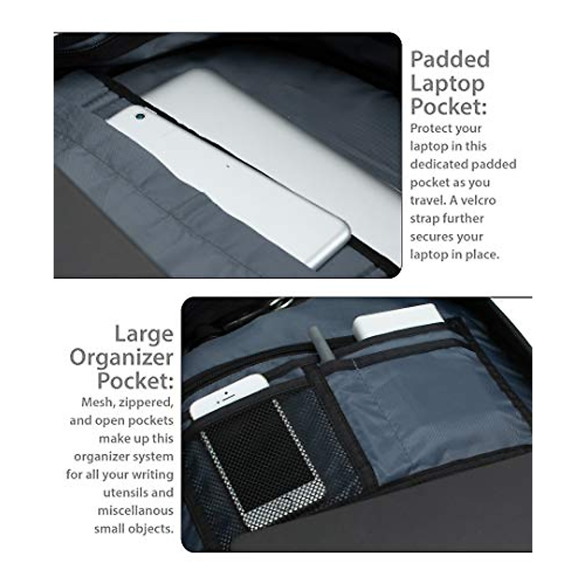 Rockland Smart Gear USB Laptop Backpack, Black, Large