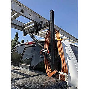 MaxxHaul 70233 Heavy Duty Ladder Rack. , Black