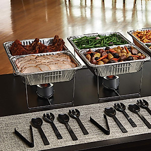 Party Essentials UPK-22 22 Piece Party Serving Kit, Includes Chafing Kits, Methanol Fuel and Serving Utensils