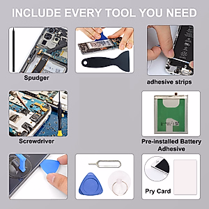 MAXSHARKS New Upgraded Battery for Redmi 7 / Redmi Note 8 & Note 8T, BN46 Replacement Battery Compatible with Redmi 7 / Redmi Note 8 & Note 8T, with Repair Tools