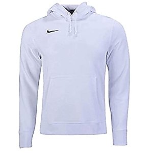 Nike Mens Club Fleece Hoodie (X-Large, White)