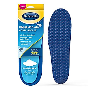 Dr. Scholl's Float-On-Air Insoles for Men, Shoe Inserts That Relieve Tired, Achy Feet with All Day Comfort, Men's 8-14