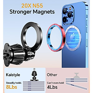 for iPhone Magsafe car Mount Vent【20 Strong Magnets 】Magnetic Phone Holder for Car Vent Cell Phone Holder Car Mount, Hands Free Car Phone Holder for Car for iPhone 15 14 13 Pro Plus Max Mag Safe Case