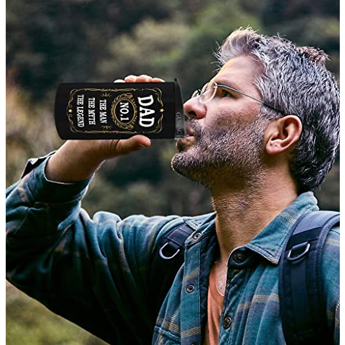 Dad Can Cooler - Can Cooler for Dad, Daddy, Father - Dad Tumbler - Gift for Father from Daughter, Son, Kids on Father's Day, Birthday, Christmas