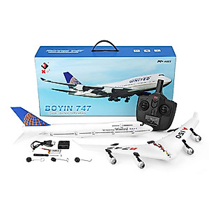 GoolRC Wltoys A150 RC Plane, Airbus B747 Model Plane, 3CH EPP 2.4G Remote Control Airplane RTF Toy for Kids and Adults