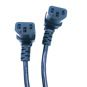 IEC 320 C14 to 2 x C13 90 Degree Power Cord PDU UPS Power Supply Extension Cord