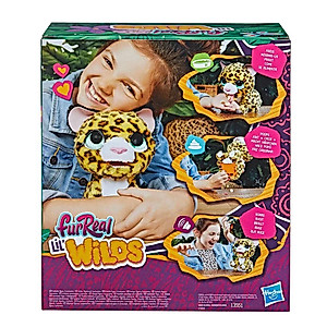 FurReal Lil’ Wilds Lolly The Leopard Plush Toy, Electronic Pets, with 40+ Sounds and Reactions; Interactive Pet, Animatronic Toys for 4 Year Old Girls and Boys and Up