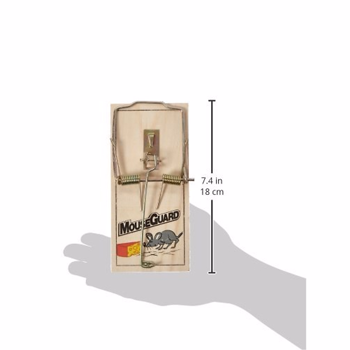 Pestguard TR1PDQ 803100 Rat Trap Wood PDQ Display 12PK, Brown