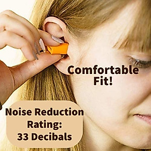 Cordova EPFU01 Encore Orange Foam Pu Ear Plugs, Uncorded, Nrr 33 Db, 200-Pack