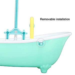 Zyyini Bird Bathtub, Electric Automatic Bathtub with Faucet, Automatic Shower, Bird Baths for Parakeets,Budgie,Cockatiel