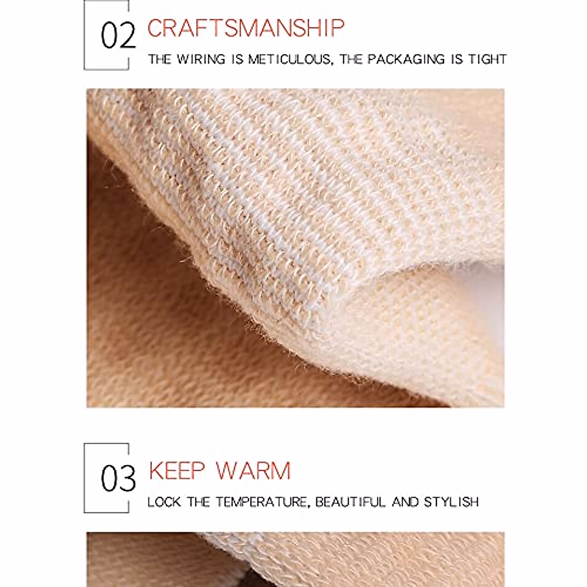 1 Pair Self Heating Support Knee Brace Warm for Arthritis Joint Pain Relief and Injury Recovery Knee Pads (Light Yellow,S)