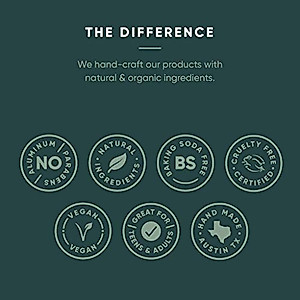 Pretty Frank Natural Aluminum-Free Deodorant Stick with Charcoal, Baking Soda-Free, Charcoal Seaside (1-Pack) | Sensitive Skin Friendly, Effective Odor Control for Women & Men, Organic Ingredients