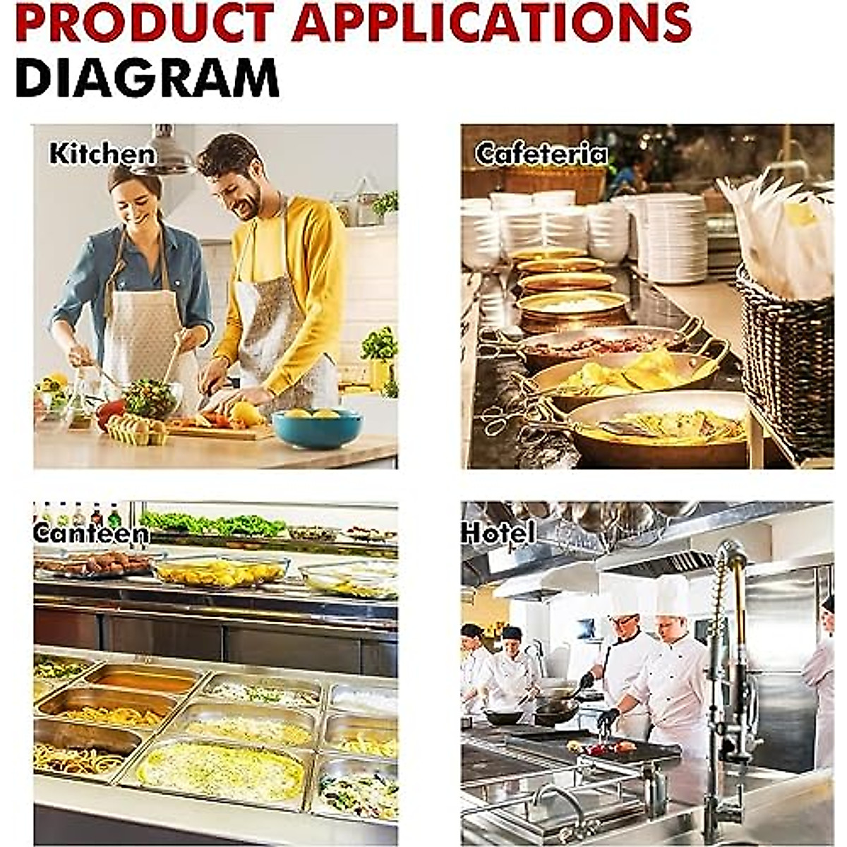 LINKANRUO Commercial Kitchen Warming Lamp, Portable Food Heat Lamp Food Warmer, Single/Double Buffet Sculpture Ramp Show Heating Conservation Light, Display Heating Preservation Light Lamps(A)