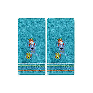 SKL Home Monsters Hand Towel, Jade