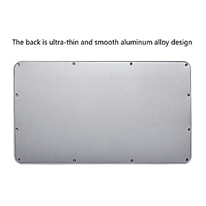 Ultra-Slim Bluetooth Keyboard Portable Mini Wireless Keyboard Rechargeable for Apple iPad iPhone Samsung Tablet Phone Smartphone iOS Android Windows (10 inch Pink)
