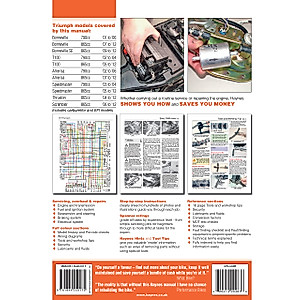 Triumph Bonneville (01 - 15) Haynes Repair Manual (Paperback)
