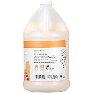 Ginger Lily Farms Botanicals All-Purpose Liquid Hand Soap Refill, Coco Mango, 100% Vegan & Cruelty-Free, Coconut Mango Scent, 1 Gallon (128 fl oz)