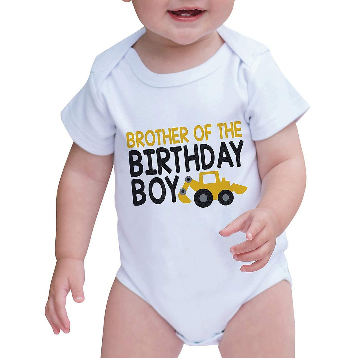 7 ate 9 Apparel Boy's Brother Construction Onepiece 6-12 Months