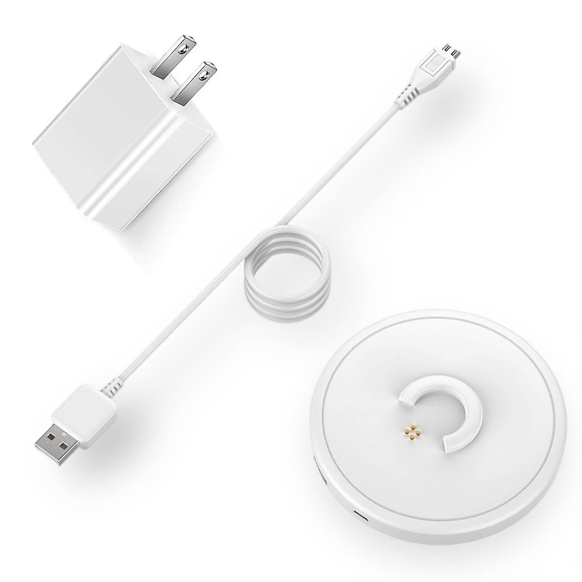 Charging Cradle Bose SoundLink Revolve, Charging Dock for Bose SoundLink Revolve+, Charger Adapter for Bose SoundLink Revolve II, Bose SoundLink Revolve II+ Bluetooth Speaker, Bose Charger Dock(White)