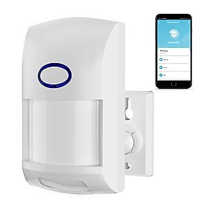 Wireless Smart Motion Sensor: PIR Motion Detector Alert, WiFi Infrared Home Security Alarm System, TUYA App Control, No Hub Required, Smart Home Sensor Motion for Home,Business