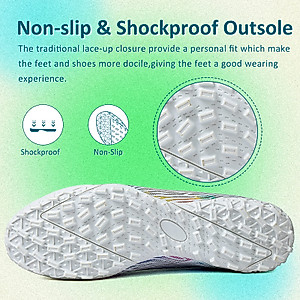 Indoor Soccer Shoes Mens Soccer Cleats Women Football CleatsTurf Soccer Shoes Men High Top Football Boots Tacos de Futbol para Hombre Zapatos de Futbol para Hombres Futsal Shoes High Top Shoes TF